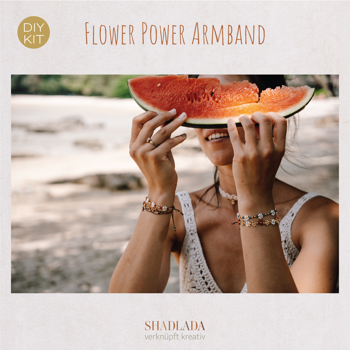 DIY Kit Armband FLOWER POWER – shadlada