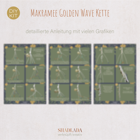 DIY Kit Kette GOLDEN WAVE – shadlada